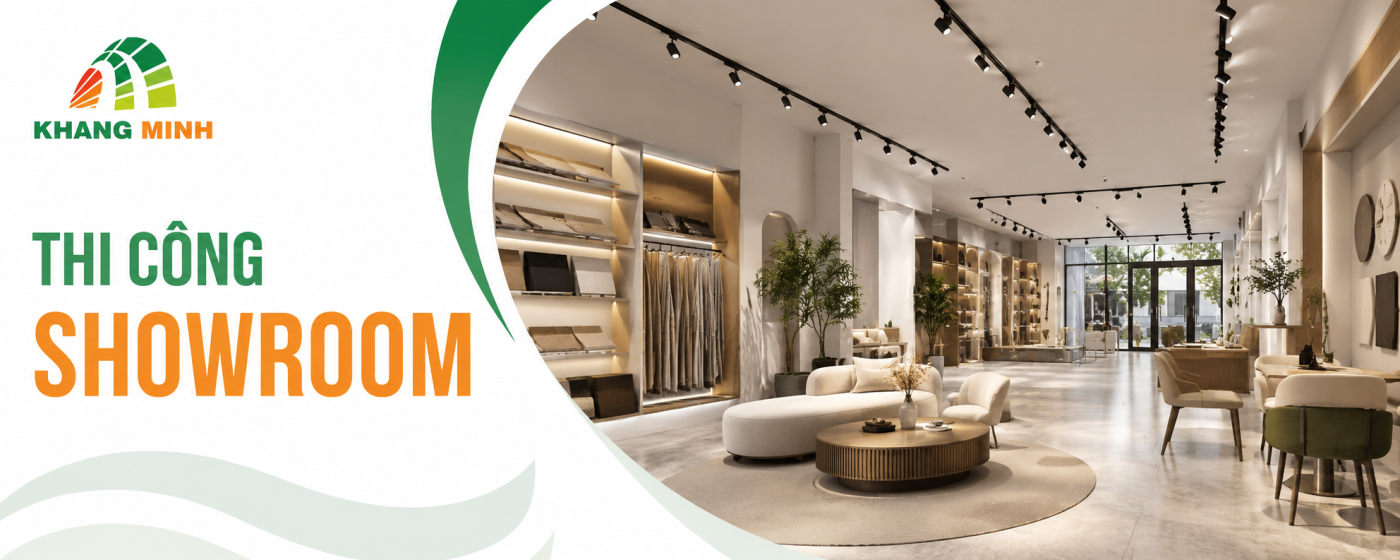 Thi Công Showroom, Cửa Hàng Theo Yêu Cầu - Khang Minh POSM